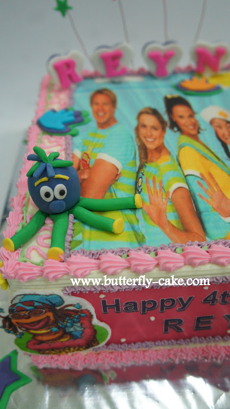Butterfly Cake: Hi-5 cake for Reyna