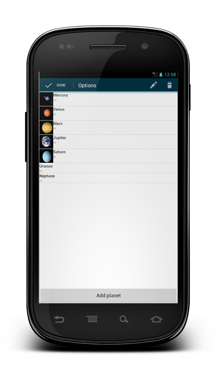 Android ListView Context Menu ActionBar ActionMode CallBack Android ListView Context Menu ActionBar ActionMode CallBack