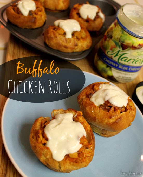 Hungry Harps: Buffalo Chicken Rolls