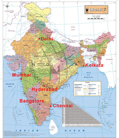 Get A Free Map (Hard Copy) Of India By "Maps Of India" Delivered At ...