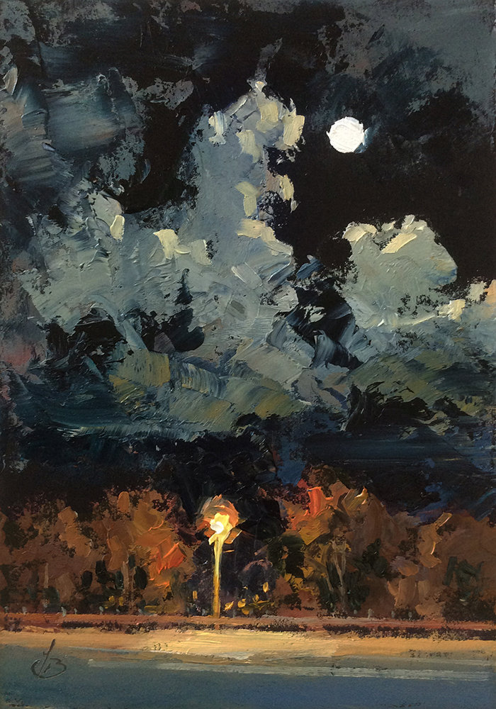 TOM BROWN FINE ART: NIGHT LIGHTS by TOM BROWN