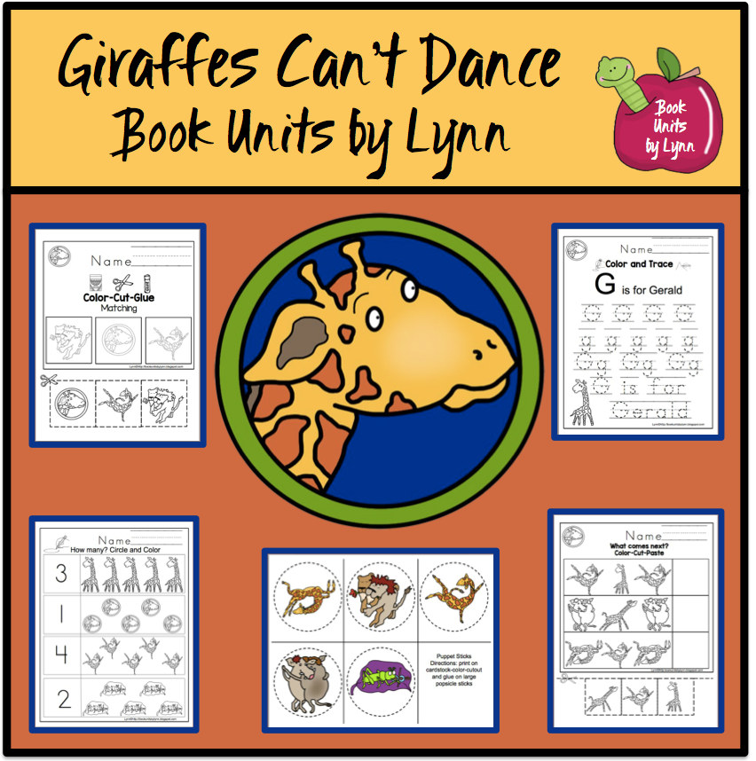 GIRAFFES CAN'T DANCE-BOOK UNIT ~ Book Units by Lynn