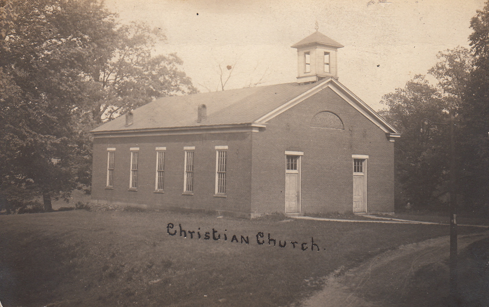 old time religion by Jim Linderman: Caption "Christian Church" What are ...