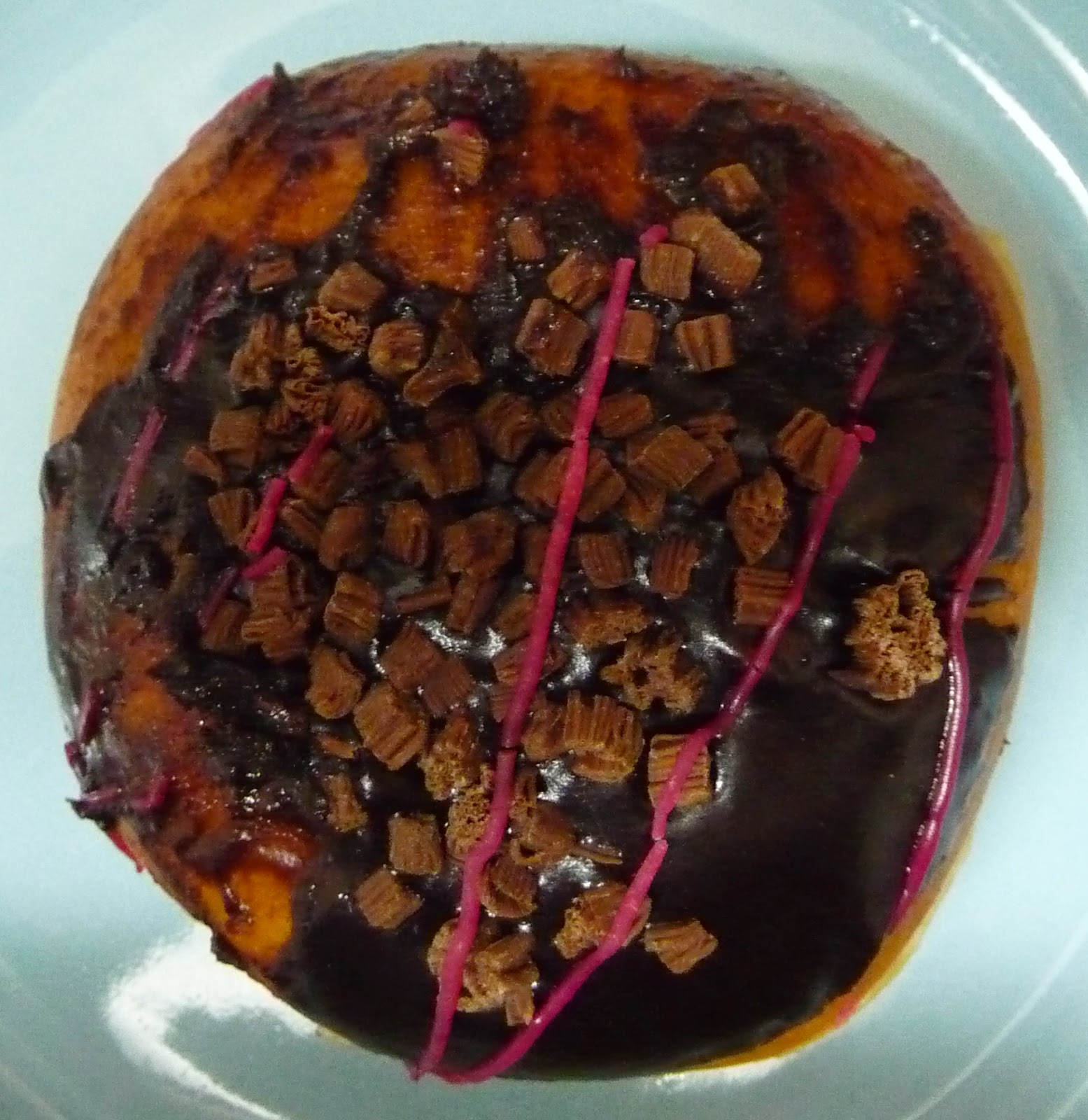 Something to look forward to: Krispy Kreme Raspberry Chocolate Truffle