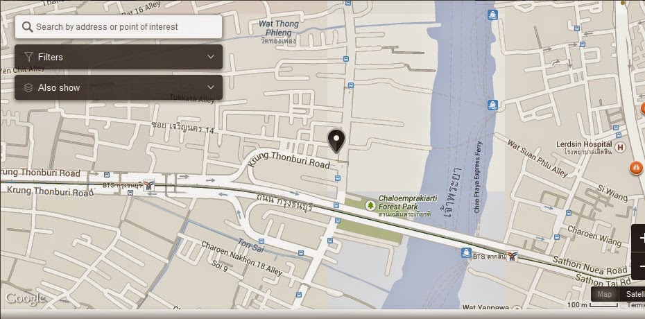 Ruen Namthip Bangkok Map- Tourist Attractions in Bangkok Thailand ...