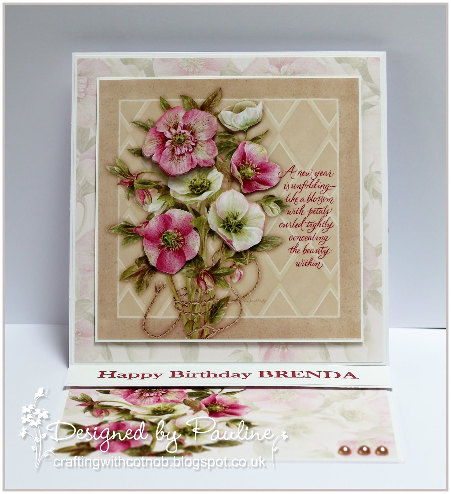 Crafting with Cotnob: Floral Easel