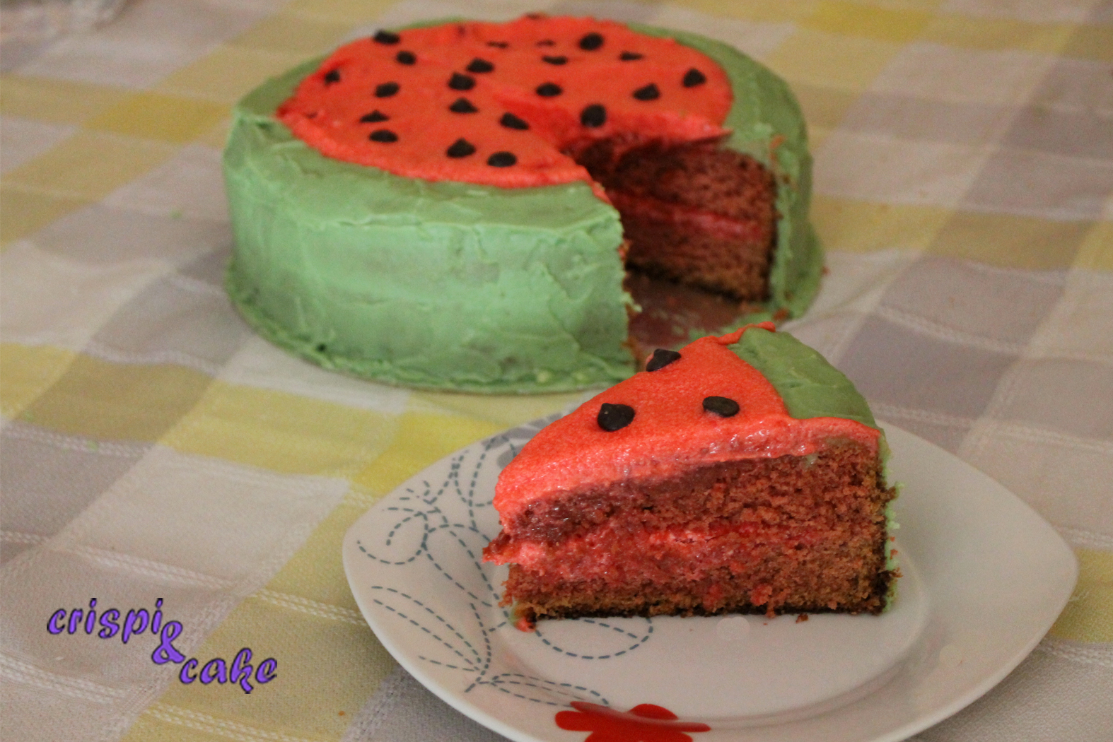 Crispi & Cake: Tarta Sandía (Red Velvet)