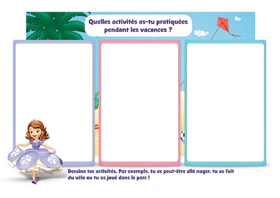 TICs en FLE: Dessine et parle de tes vacances (Enfants/Débutants A-1)