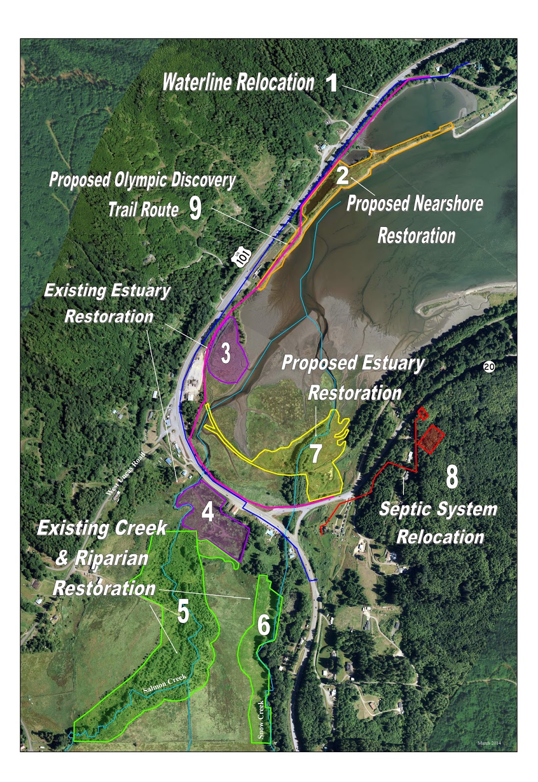 Lower Discovery Bay Estuary Restoration: Discovery Bay Restoration Overview