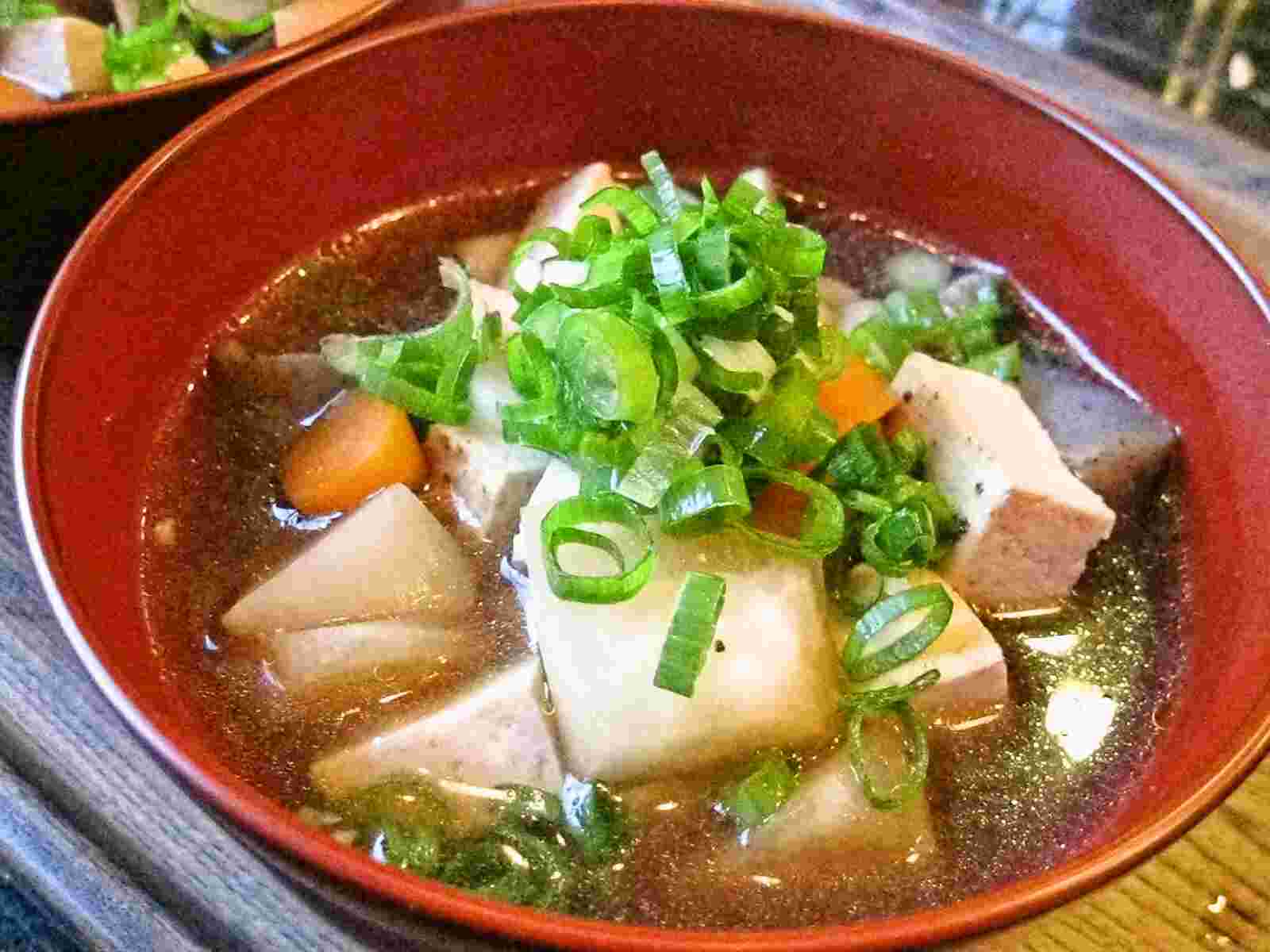 Recipes for Tom: Kenchinjiru / root vegetable and tofu soup