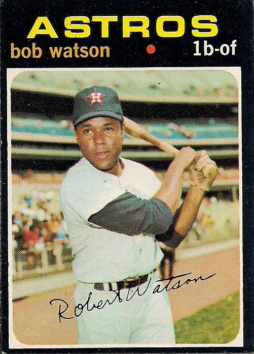 Topps 1971: no. 222 - bob watson