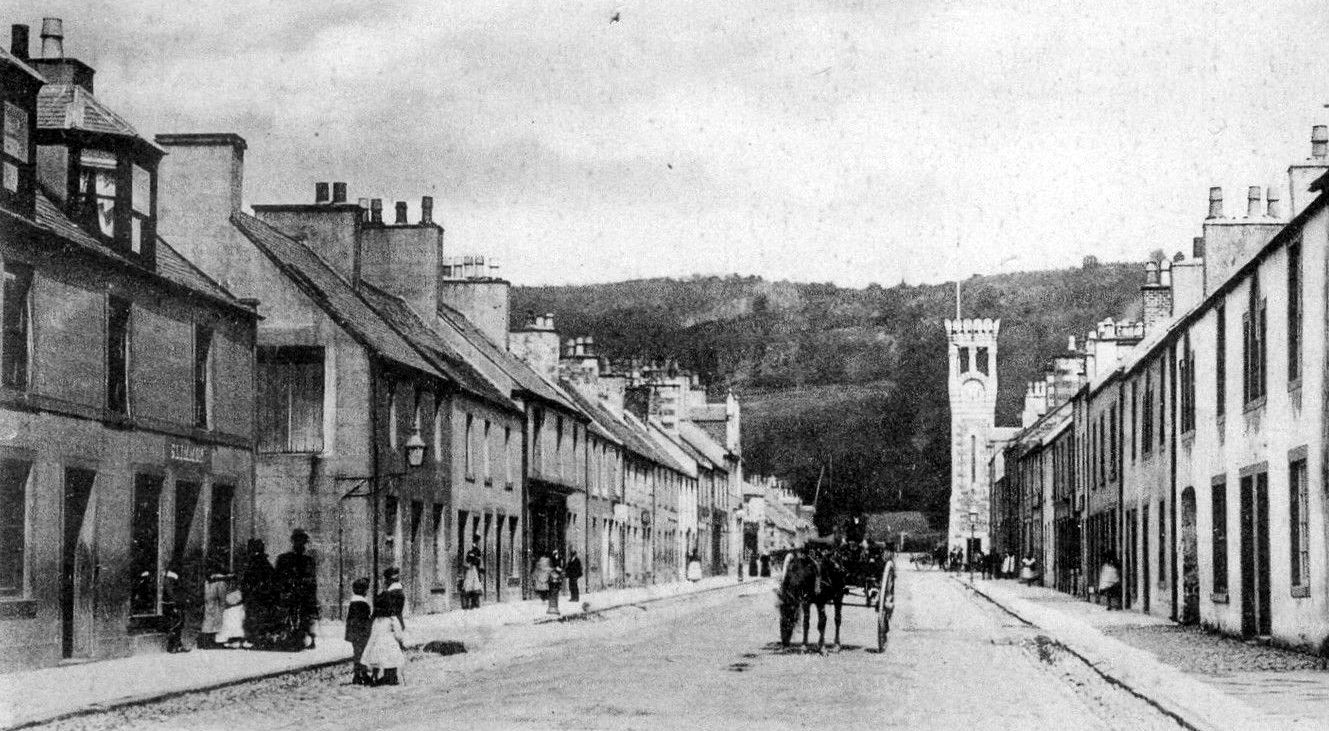 Tour Scotland: Old Photographs High Street Gatehouse Of Fleet Scotland