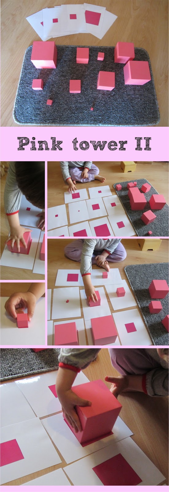 Dos Princeses - Aprendre amb Montessori: La torre rosa III