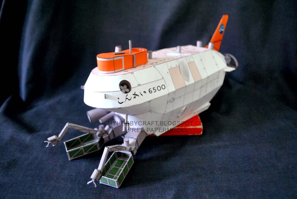 Papercraft - Submersible SHINKAI 6500 - Papercraft4u | Free Papercrafts ...