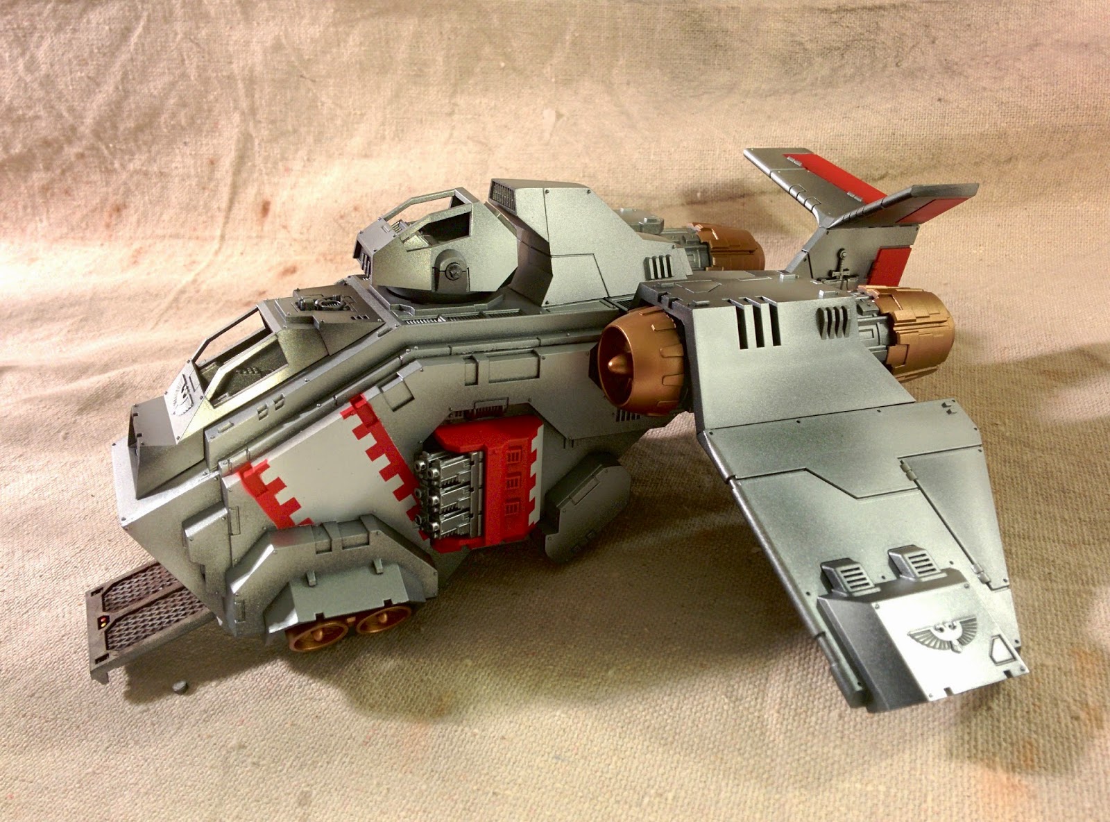 The Hammer of Wrath: WIP: Stormraven- Now With Paint!