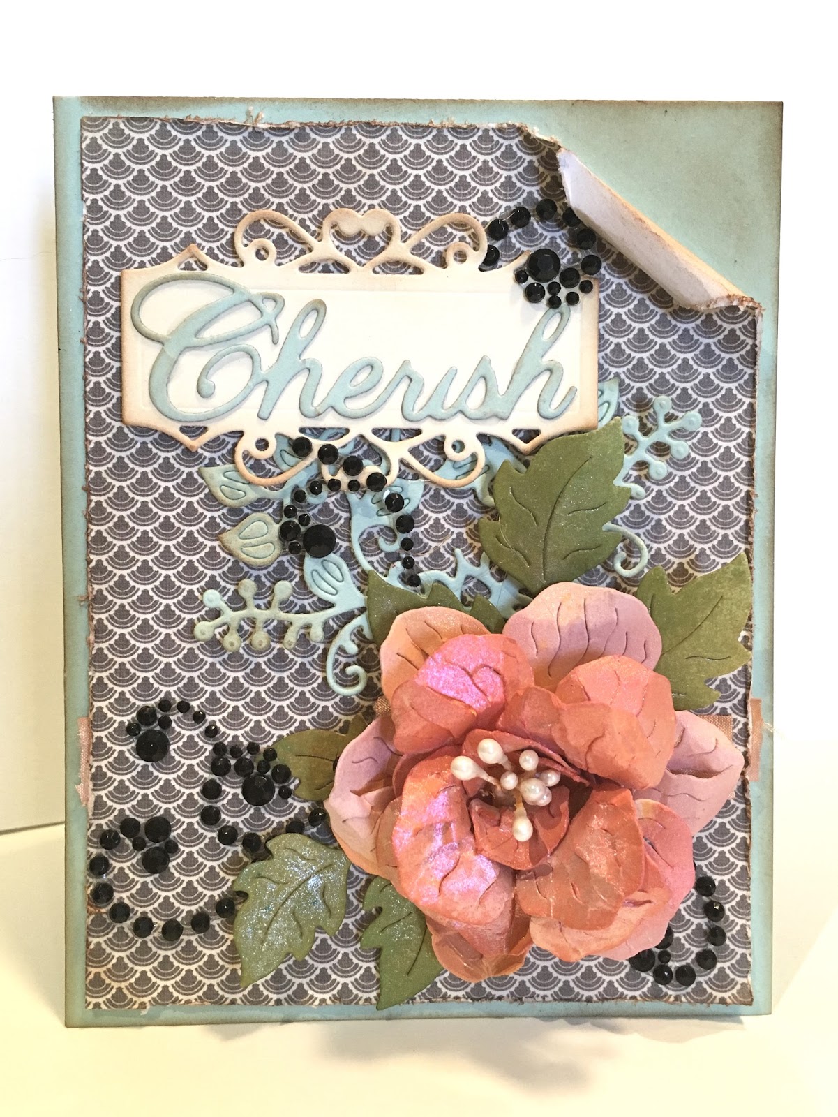 Cherish Card by Eva Dobilas - Cheery Lynn Designs Inspiration Blog