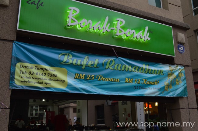 Berbuka puasa di Borak-Borak Cafe bersama EduRiders@KL - SOP.NAME.MY