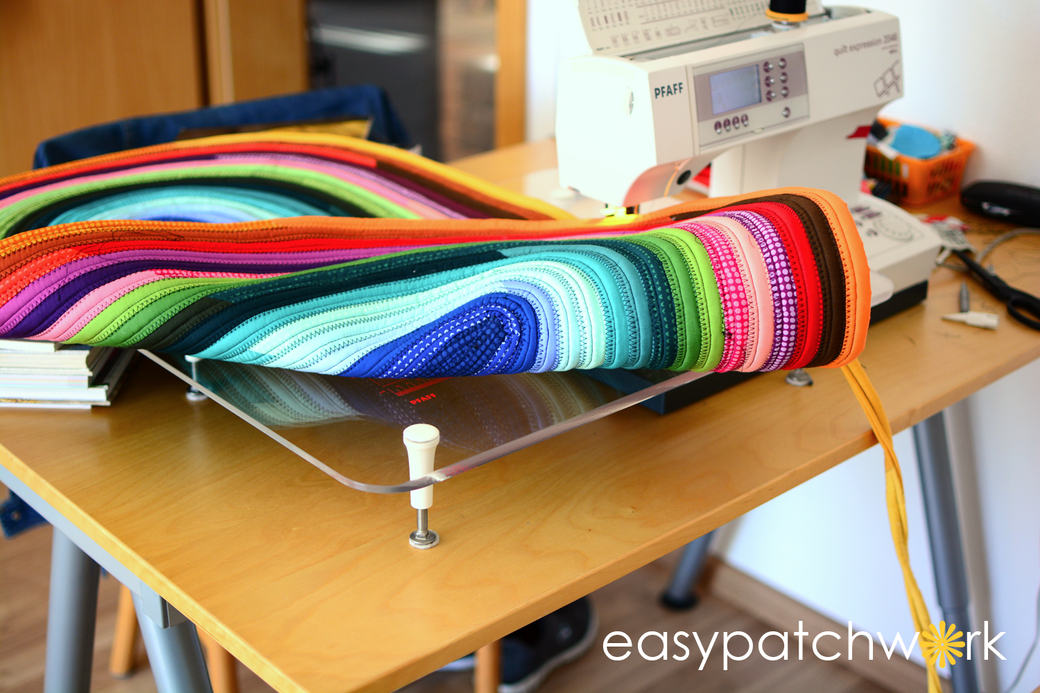 easypatchwork with Karen Ackva: 10 tips for a perfect jelly roll rug