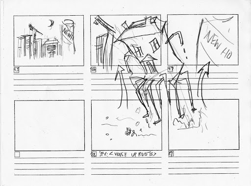 Storyboarding, an Independent Study: Storyboards for 'House on Maple Hill'