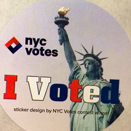 mcbrooklyn: Coveted 'I Voted' Sticker for NYC Election is Back!