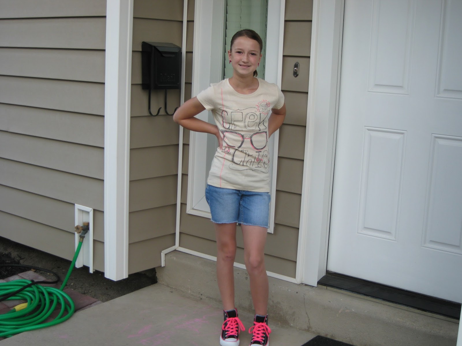 Lawlor Clan: First Day of Middle School - 2013 - 7th Grade (yup, Middle ...
