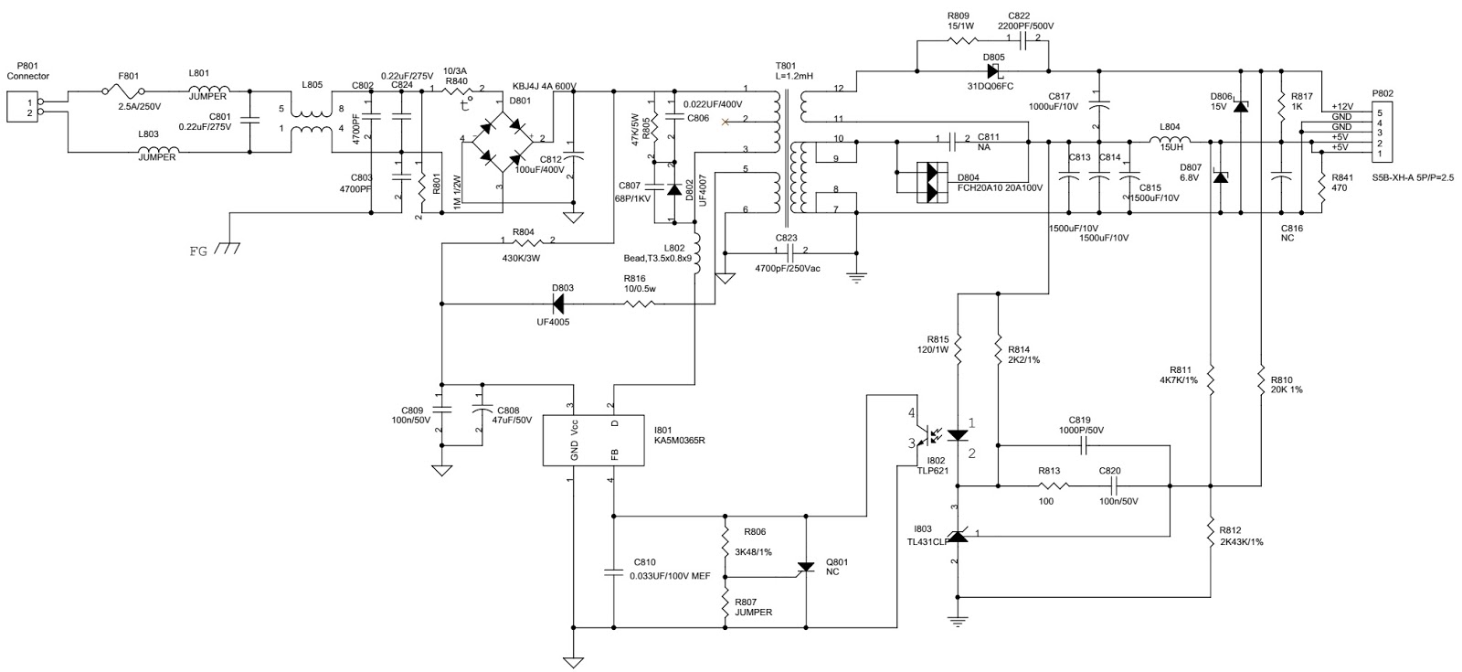 Schematic Diagrams: AOC AL512 – AOC AL513 – 15 Inch TFT LCD monitor ...