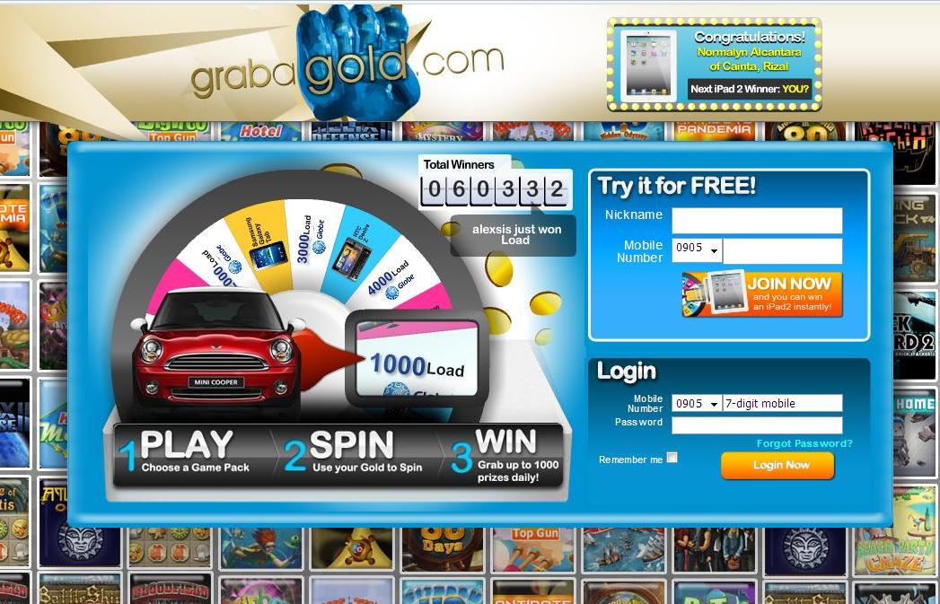 GRAB-A-GOLD CORNER: HOW TO REGISTER WITH GRAB-A-GOLD!