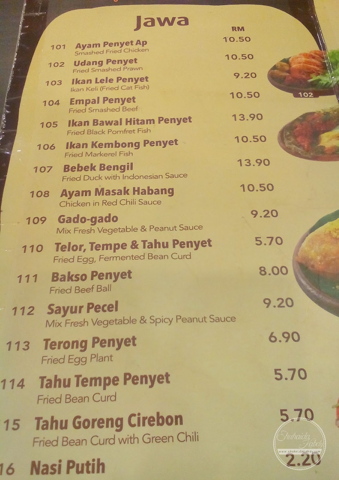 Restoran Ayam Penyet AP | Menu Ringkas Tapi Sedap
