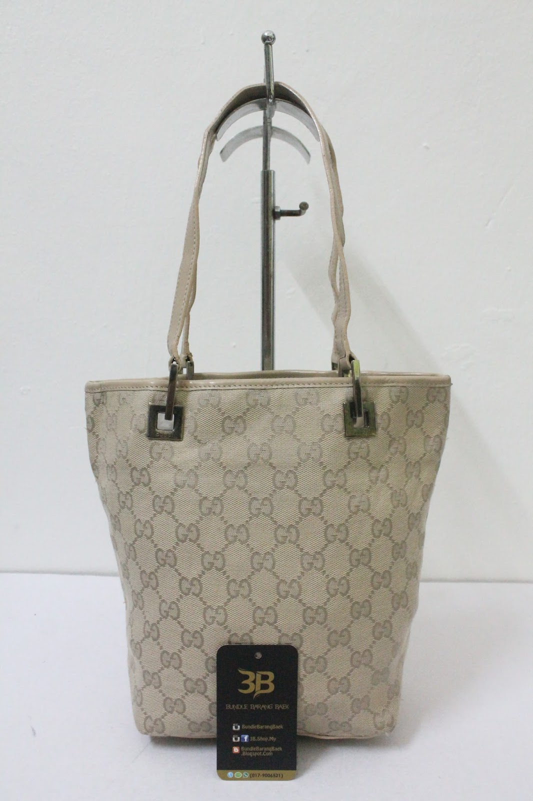 BUNDLEBARANGBAEK: Authentic GUCCI Monogram Tote Bag.