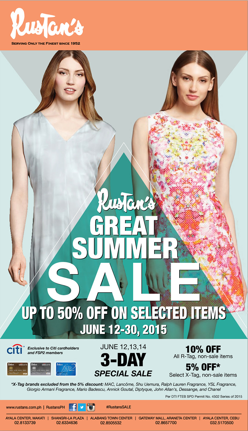It's Me Miss M: Rustan's Great Summer Sale 2015