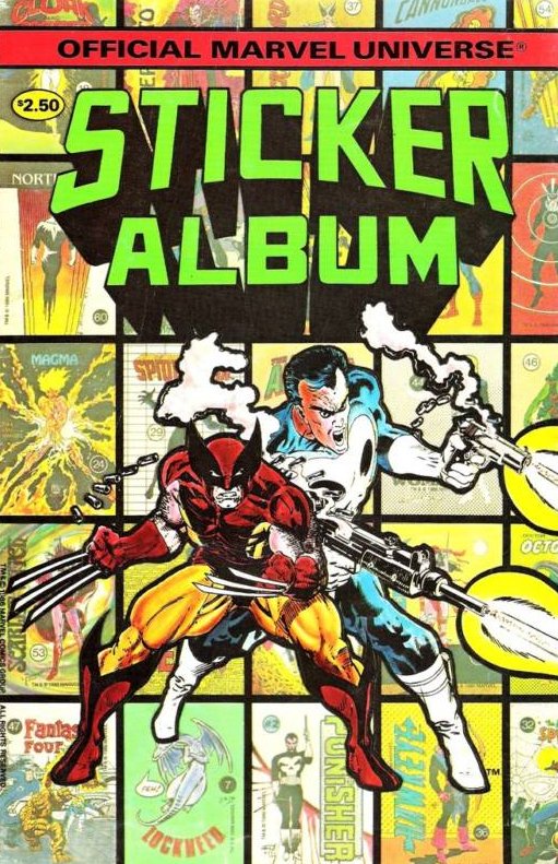 Marvel Comics of the 1980s: 1986 - Marvel Sticker Album