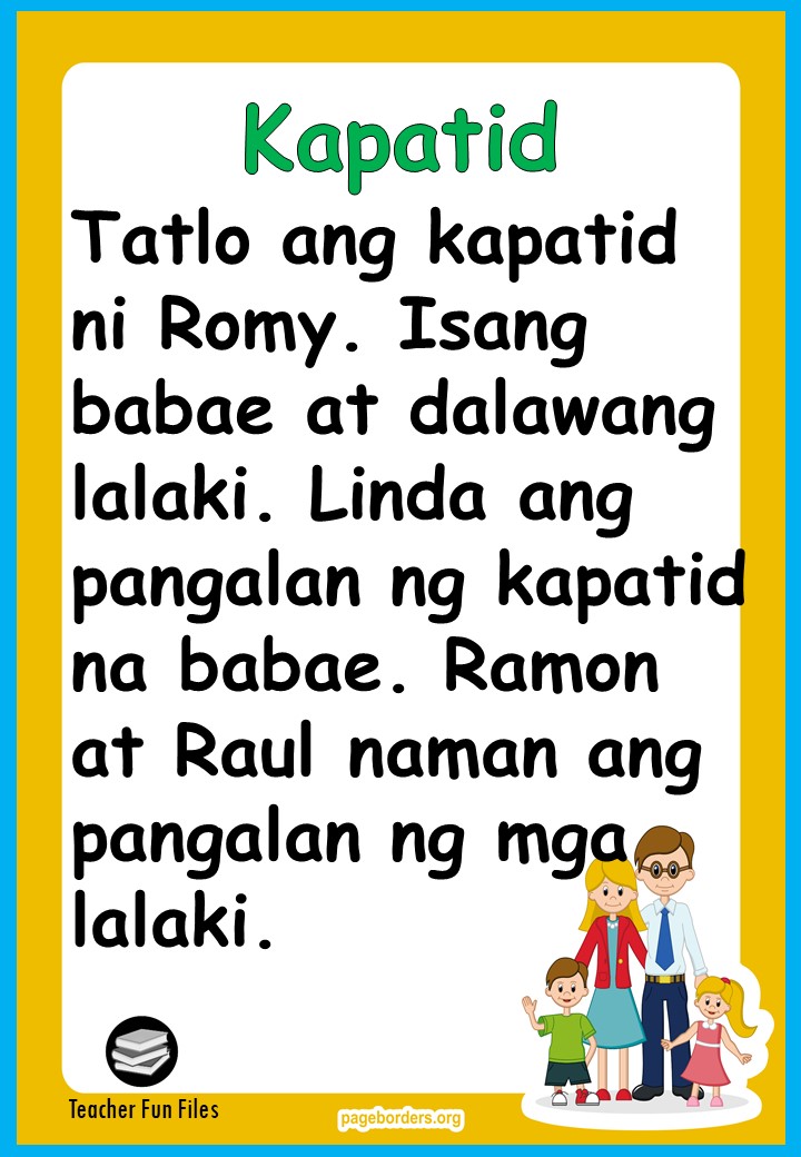 Teacher Fun Files: Filipino Reading Materials for Kindergarten