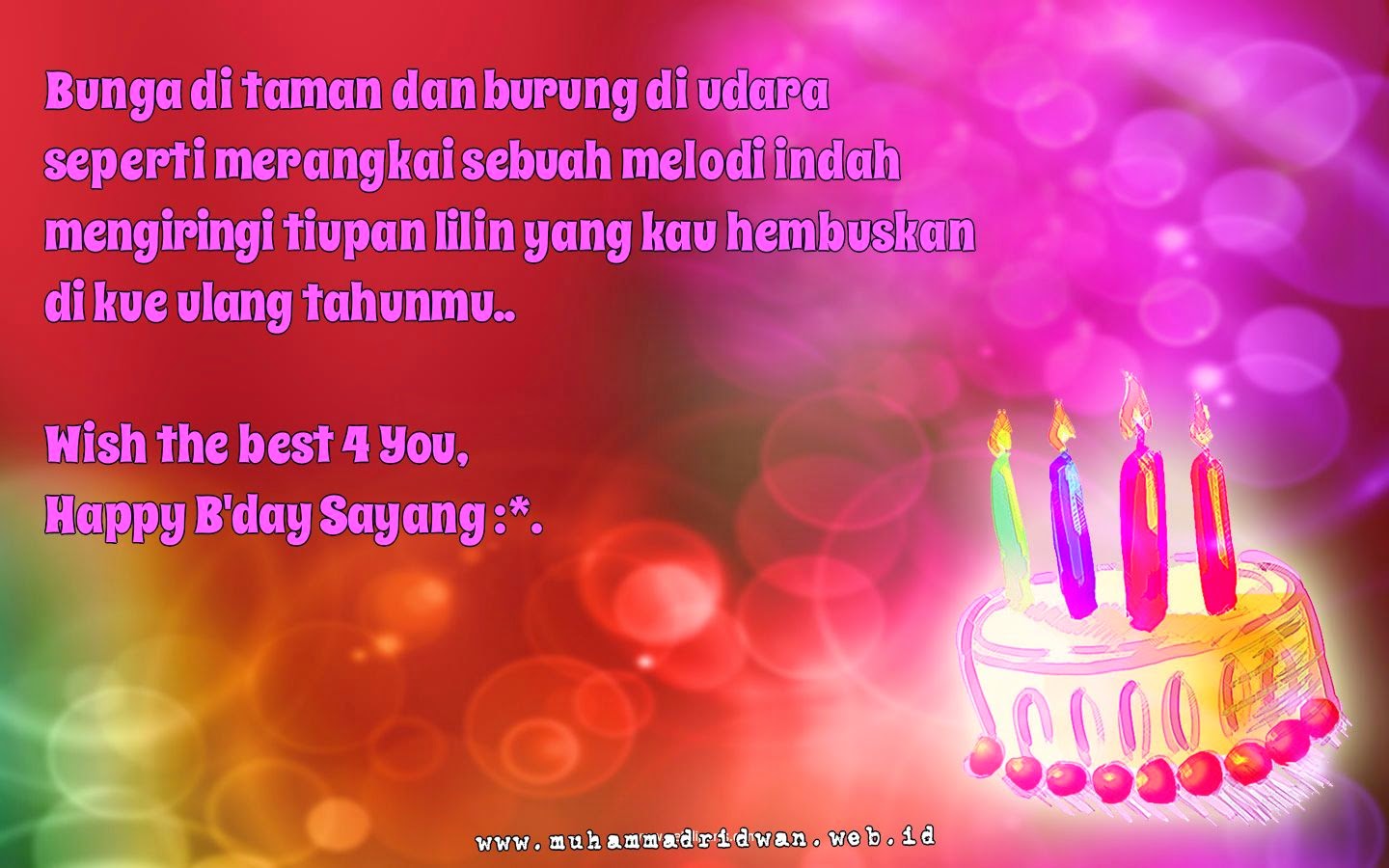 Gambar Kata-Kata Ucapan Ulang Tahun Untuk Pacar dan Sahabat