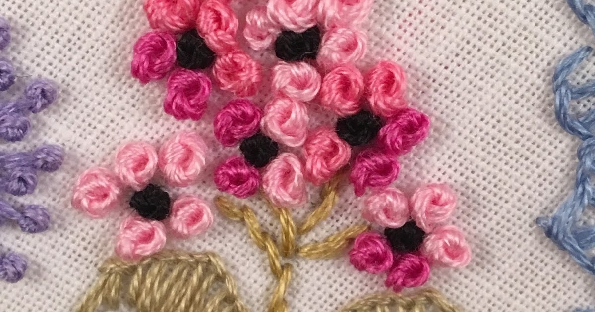 MooshieStitch: Colonial Knot Phlox Flower