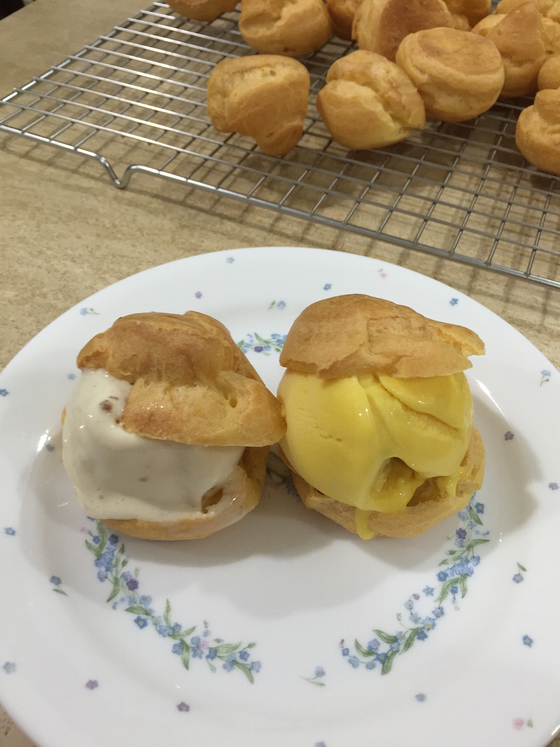 diary of Faithy, the baker: TBB: Perfect Savory Cream Puffs (p304)