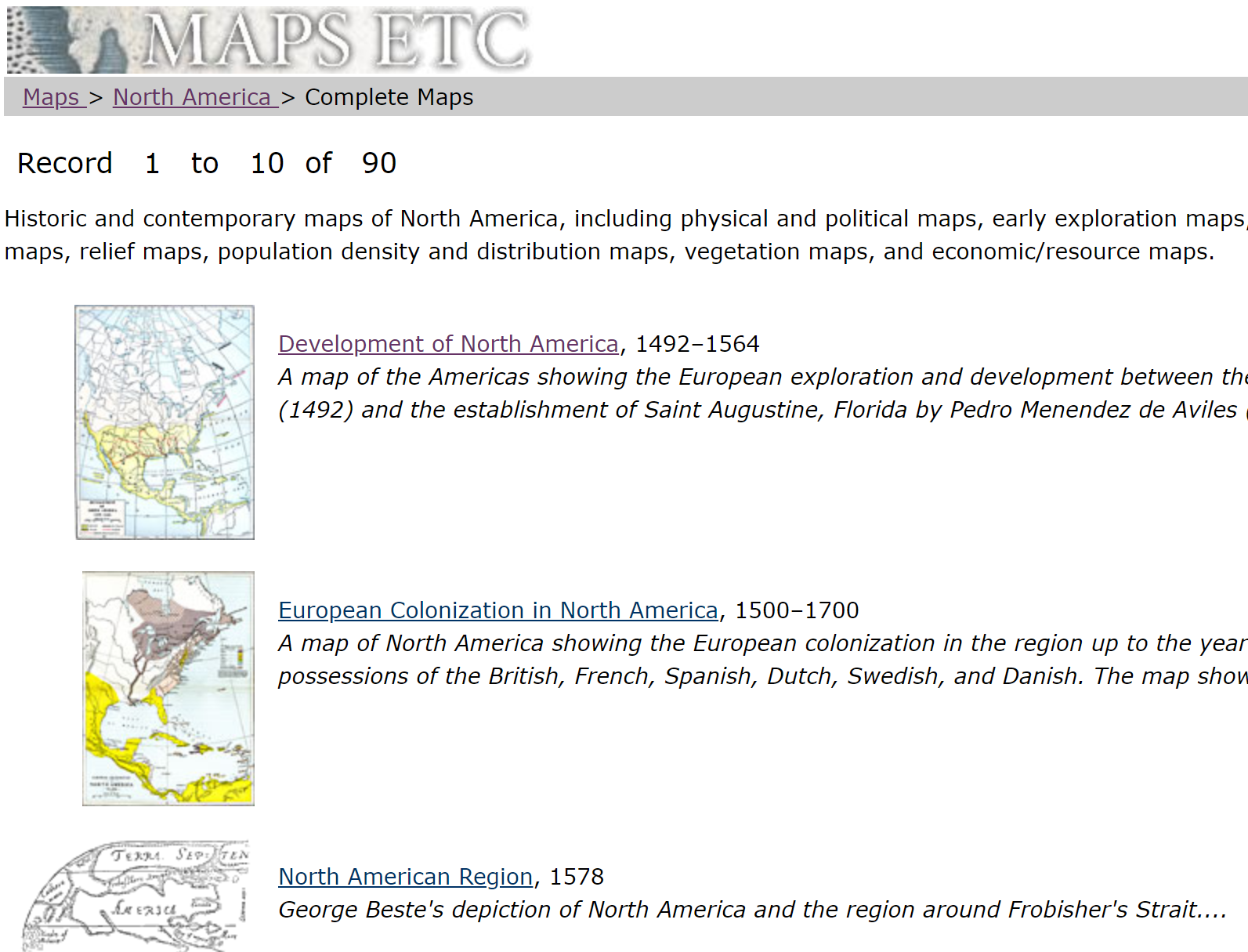 More Than 5,000 Historical Maps for Teachers and Students - Free ...
