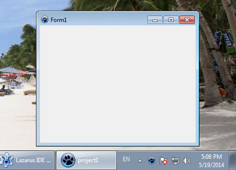 How to show your program on System Tray! | LazPlanet