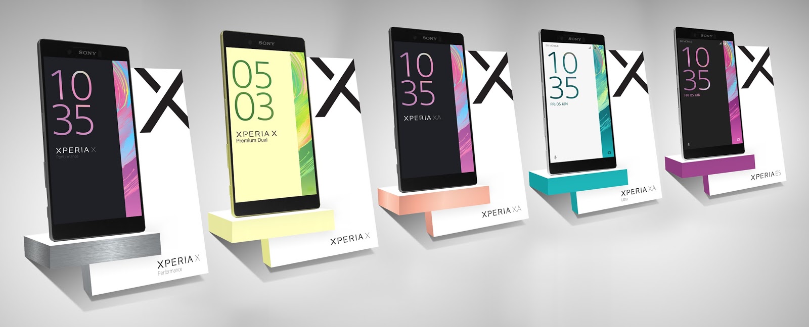 Sony Xperia™ X series – Packaging Of The World