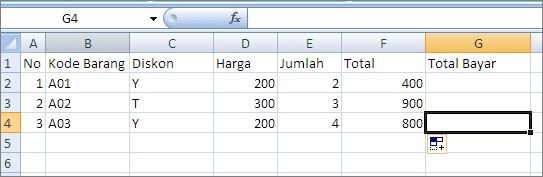 Belajar Excel: Cara Menggunakan Fungsi IF pada Excel