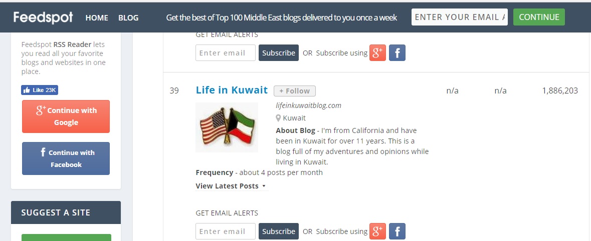 Life in Kuwait Blog: Life in Kuwait Blog #39 on the list of Top 100 ...