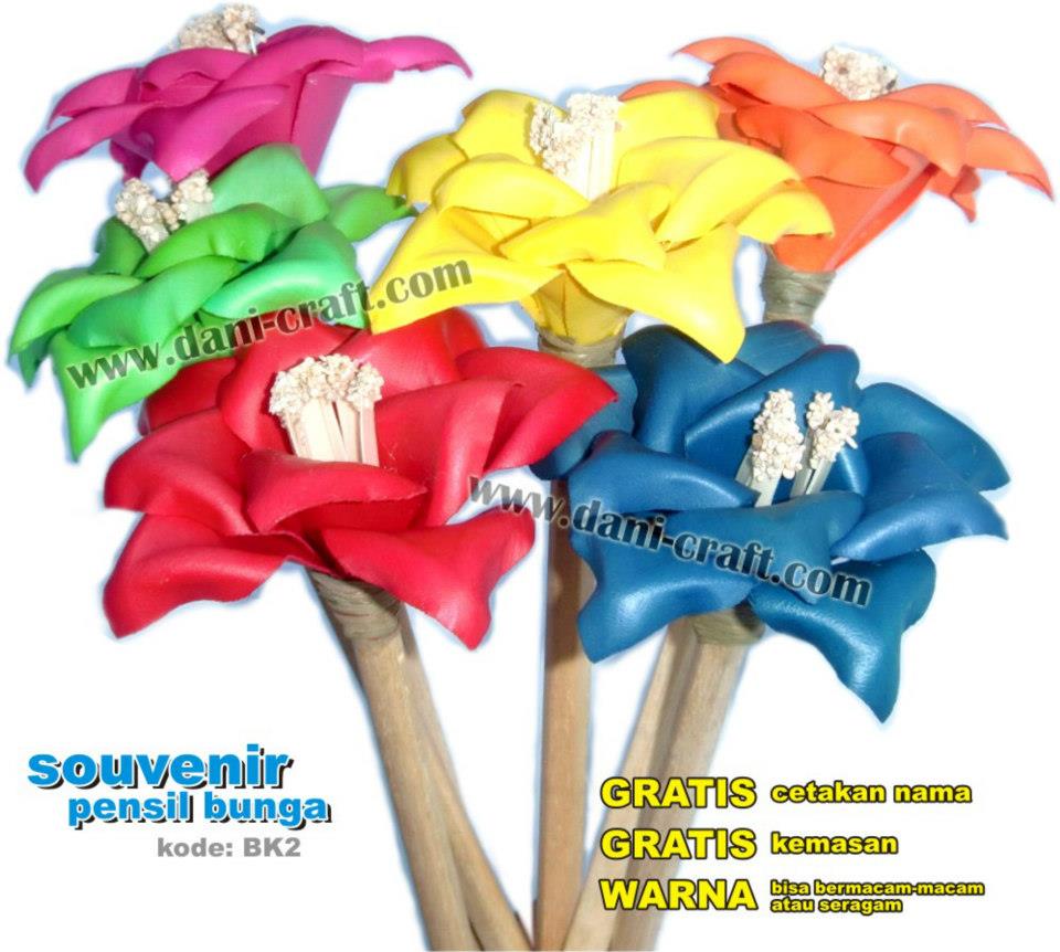 Pensil Bunga Souvenir