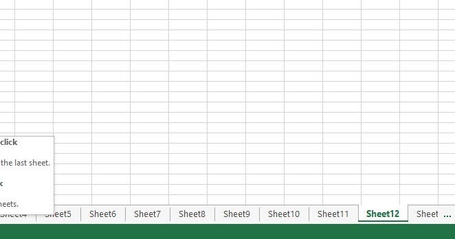 MS Excel Tutorials: HowTo Select A Worksheet in A Workbook with Many ...