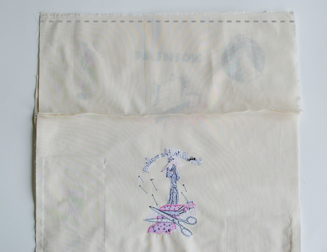 Trash To Couture: DIY Embroidered Sewing Machine Cover