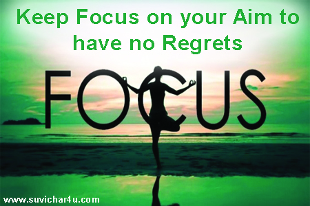 Focus on your aim