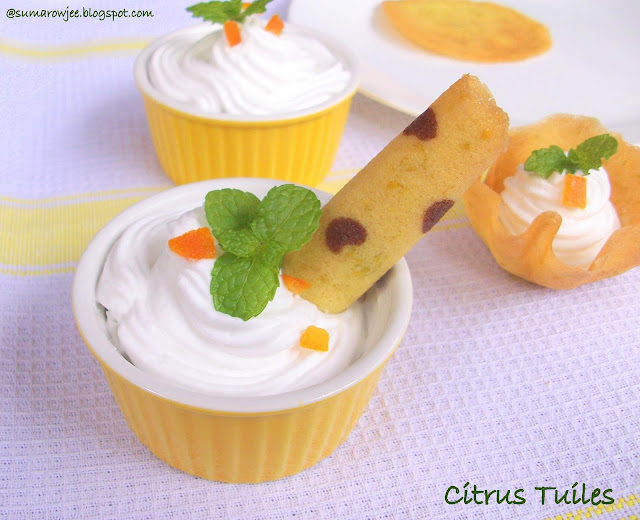 Cakes & More: Citrus Tuiles - Delicately Delicious!