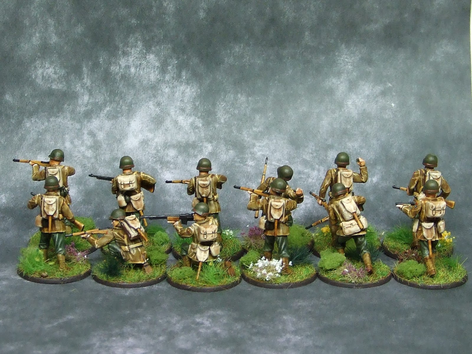 Vae Victis Miniature Painting: Drużyna piechoty, 28 Dywizja Piechoty ...