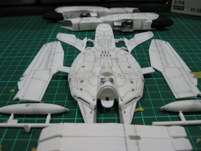 TOY ADDICT ZONE: MACROSS ZERO : 1/72 VF-0B [WIP3]
