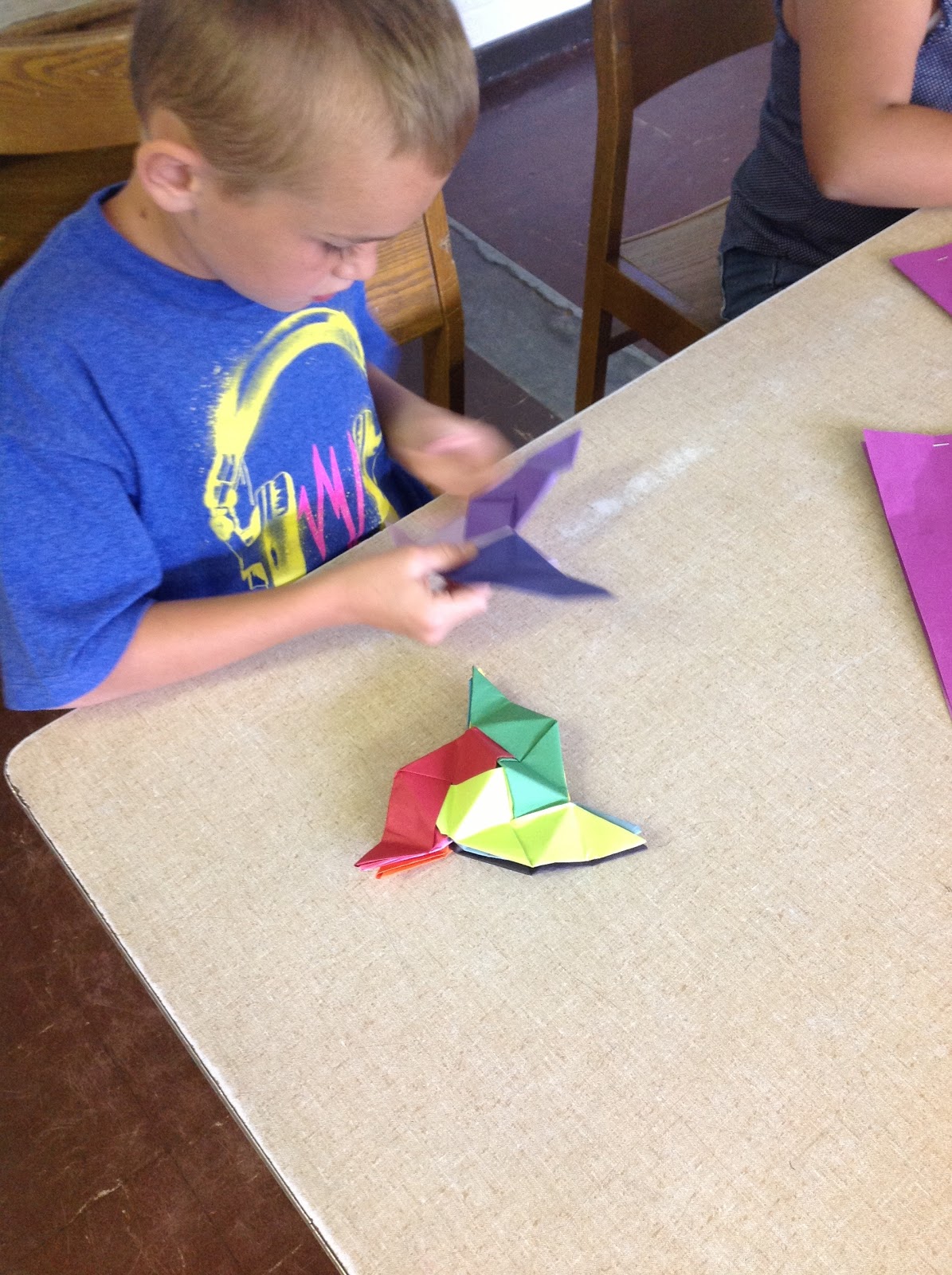 Color It Like you MEAN it!: More origami!