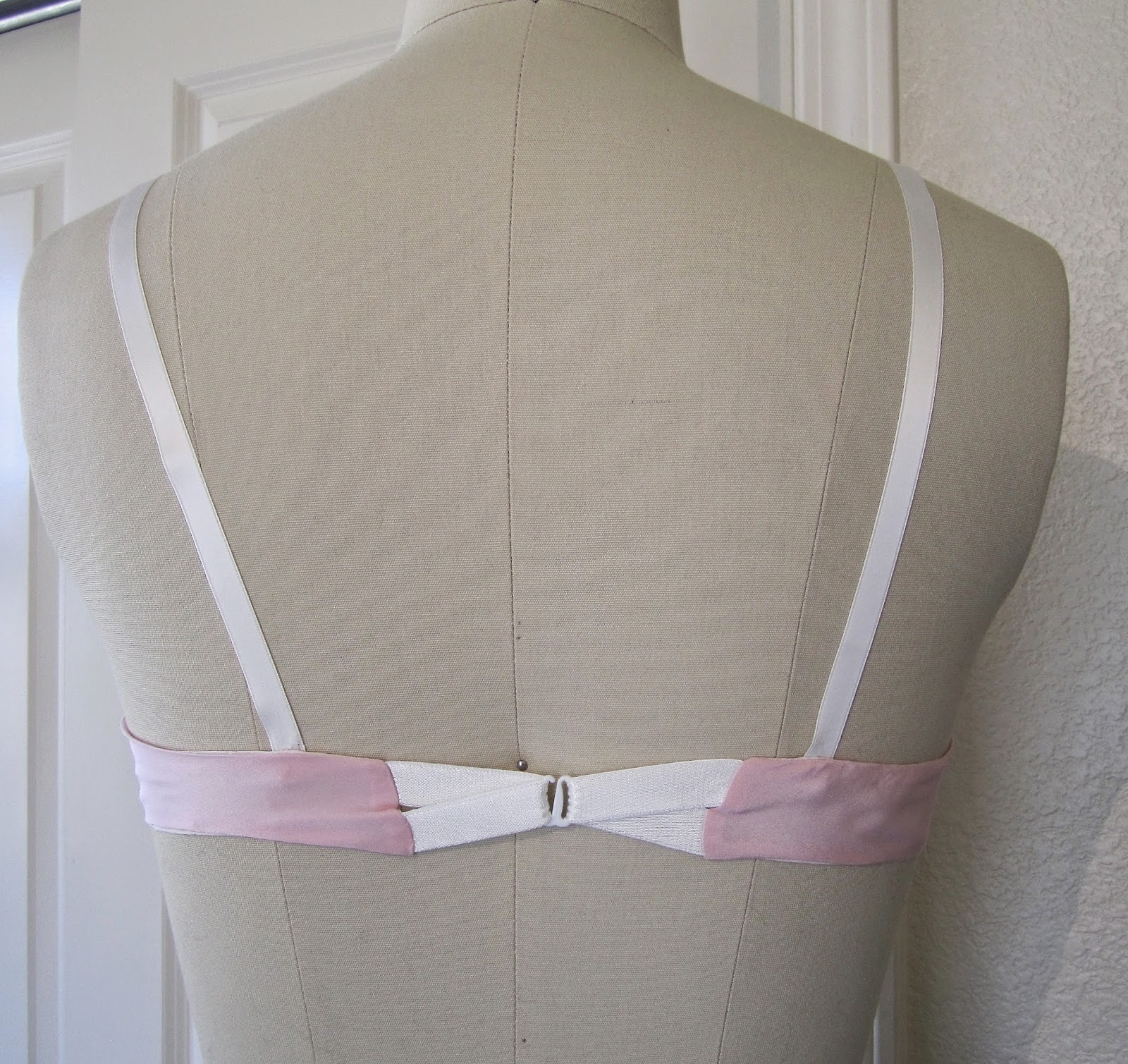 A Few Threads Loose: Finished UFO: My 1930's Silk Bra - Depew #610