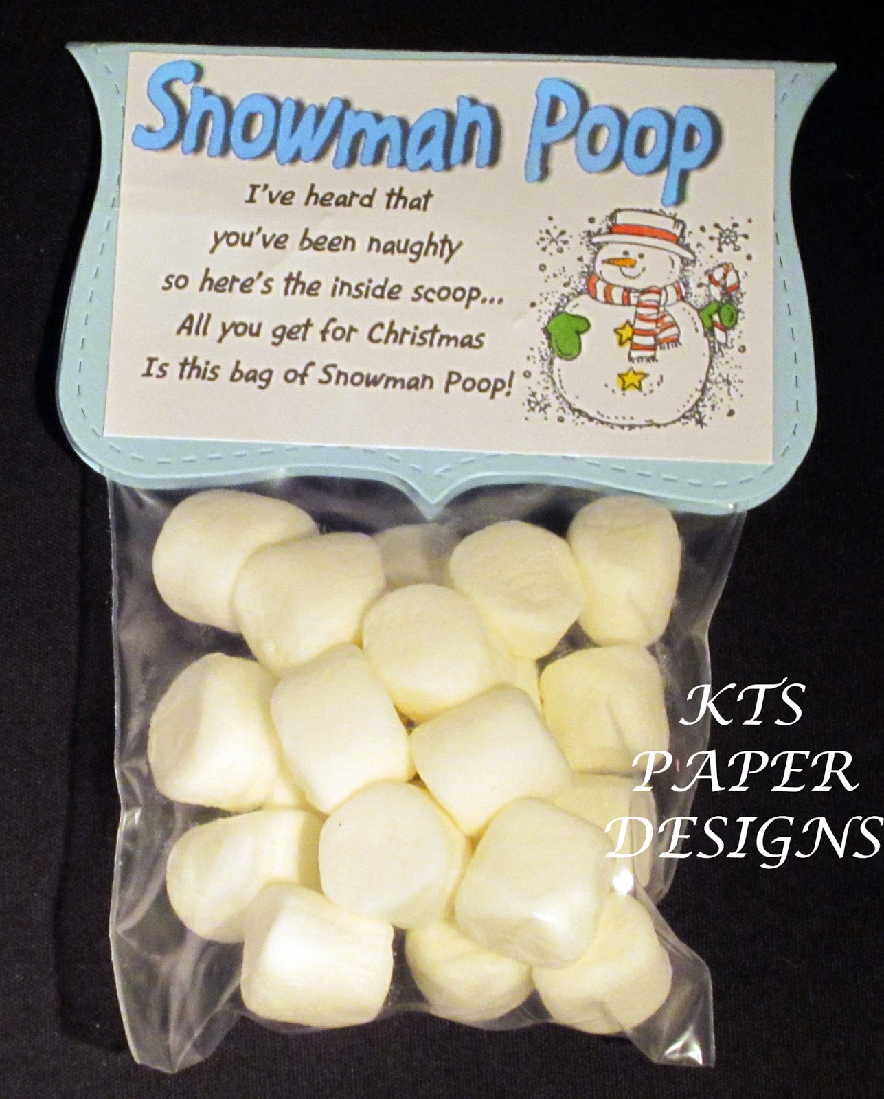 KTS Paper Designs: Snowman Poop